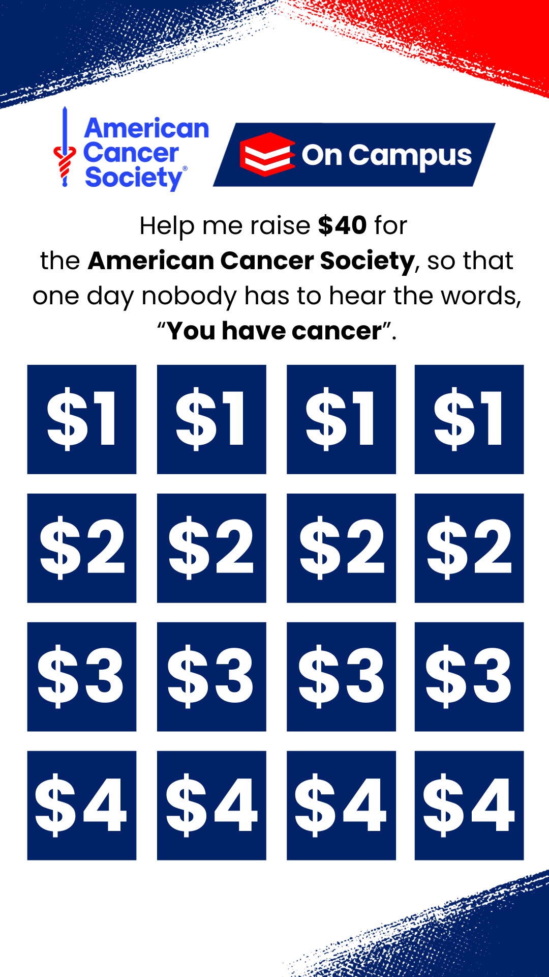 Campus Social Media Fundraising Boards - American Cancer Society Resources