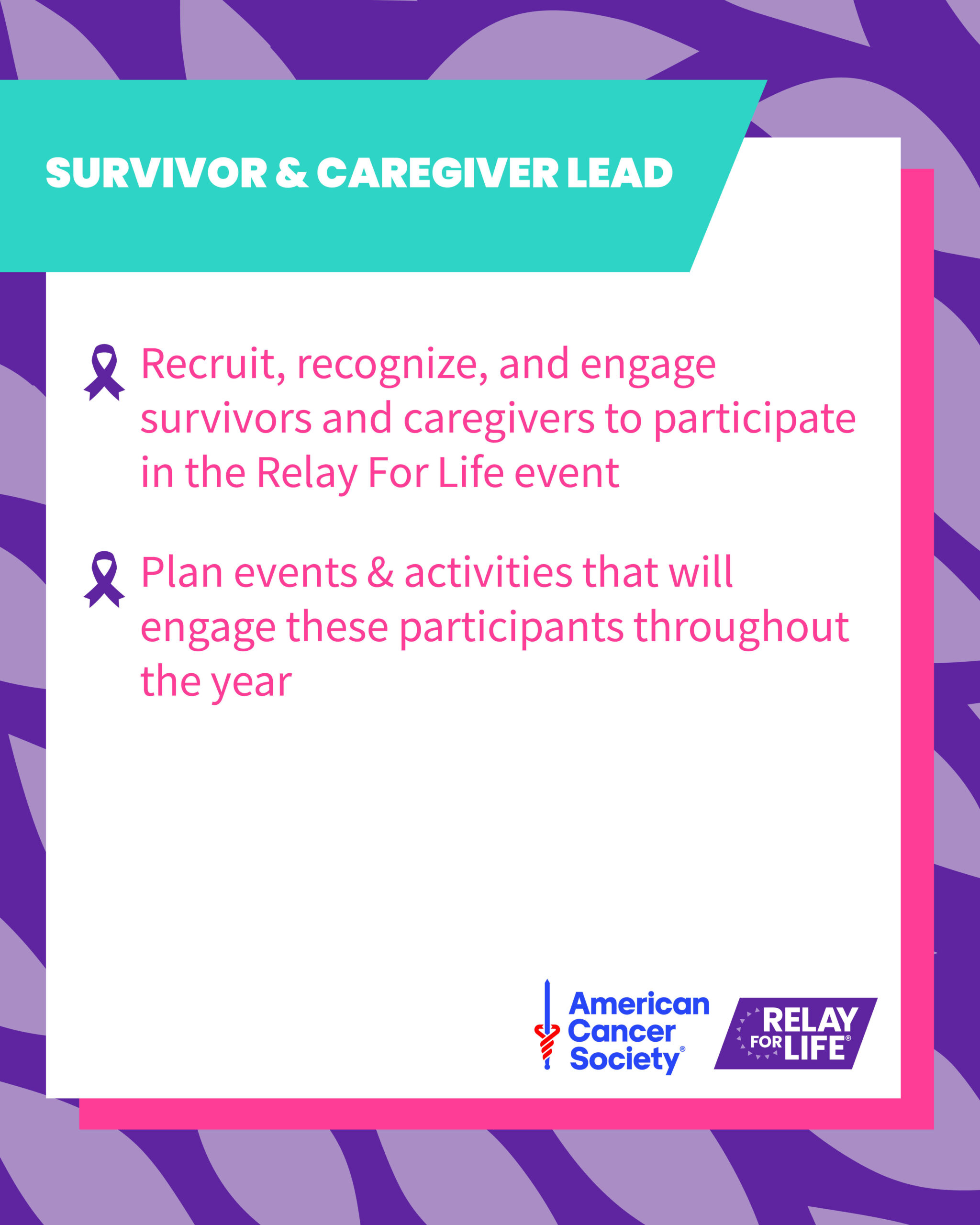 Relay For Life ELT Recruitment Social Media Assets 2/2 - American ...