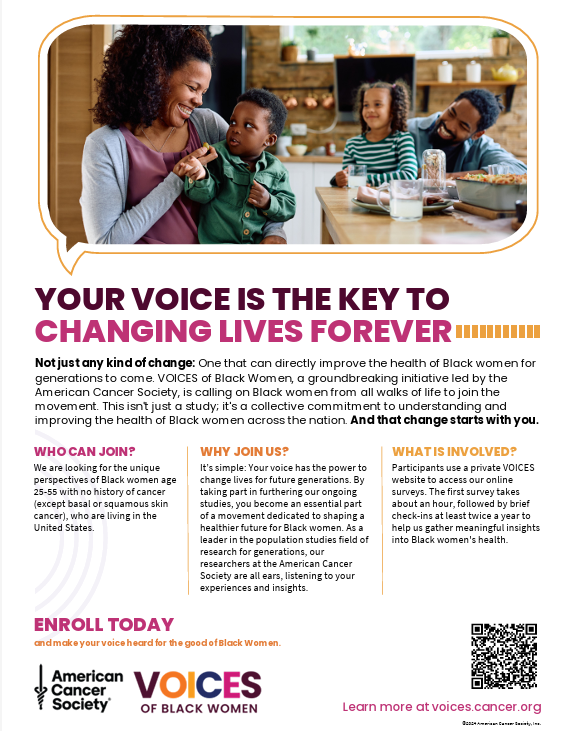 VOICES of Black Women | Relay For Life Resources - American Cancer ...