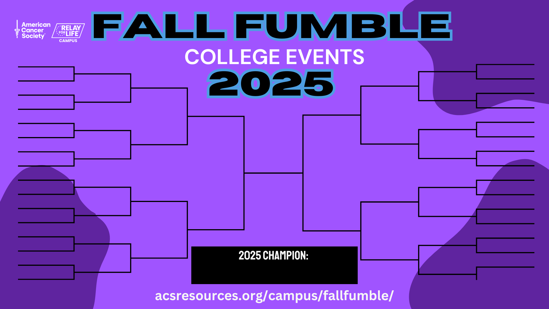 Campus Relay For Life Fall Fumble Challenge - American Cancer Society ...