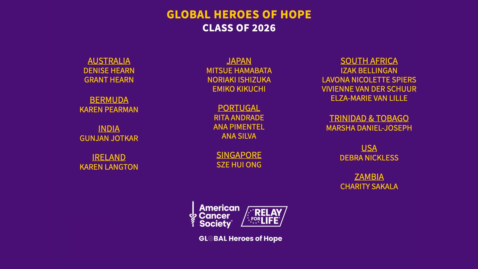 Relay For Life - American Cancer Society Resources